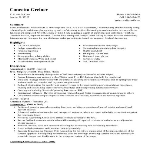 Connie Greiner presentations