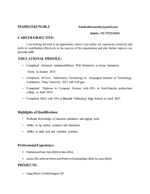 Madhan Maddy presentations