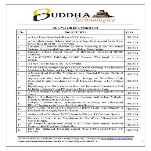 EEE M.E/M.Tech 2014-2015 | PDF | Internet of Things | Internet
