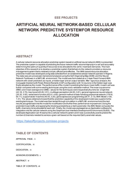Telecom self organizing network | PPT