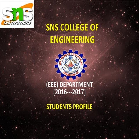 SNSCE EEE Semester(7) Results | PDF