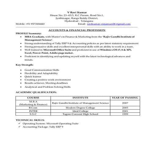 Ravikumar_Resume_MBA | DOCX