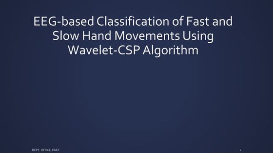 Detecting stable phase structures in eeg signals to classify brain activity amplitude patterns | PPT