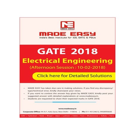 Ee gate 2018 2291 | PDF