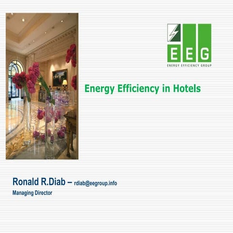 EEG- Energy Efficiency in Hotels | PPTX
