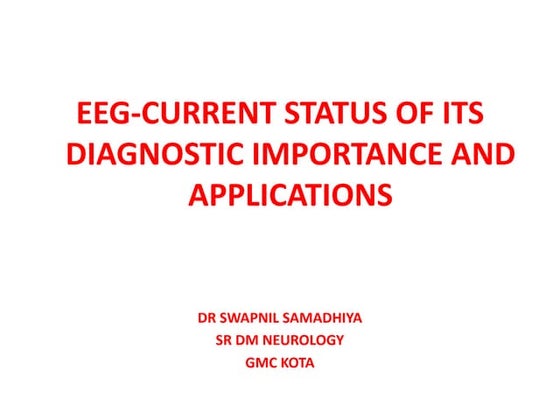 EEG (ELECTROENCEPALOGRAM) | PPT