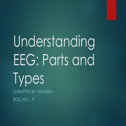 EEG - Montages, Equipment and Basic Physics | PPT