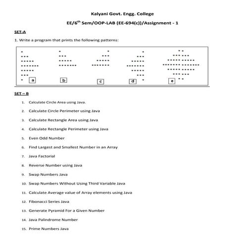 Ee java lab_assignment_1 | PDF