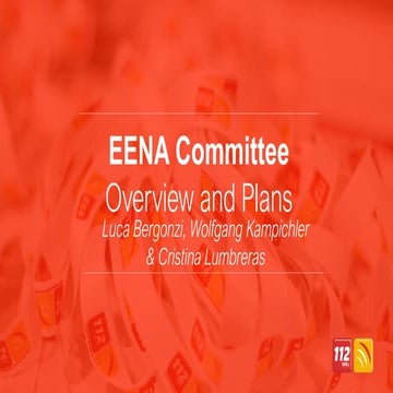 EENA 2018 - Update on EENA Activities | PPT