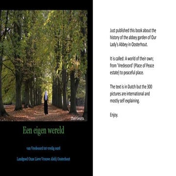 Een eigen wereld - A world of their own | PPTX