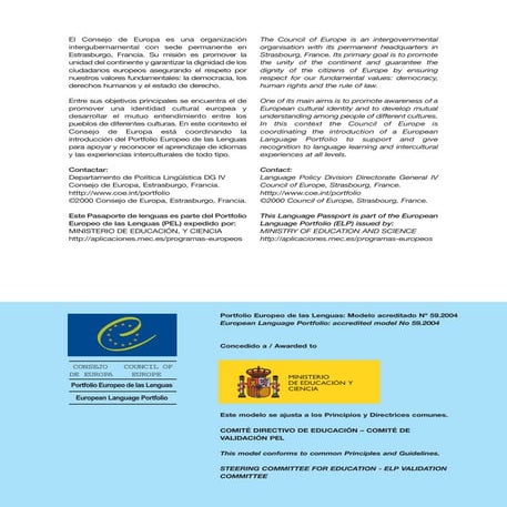 Pasaporte de lenguas | DOC