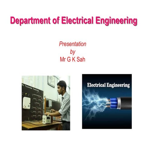 EE Presentation. On need to know importance about electricity | PPTX