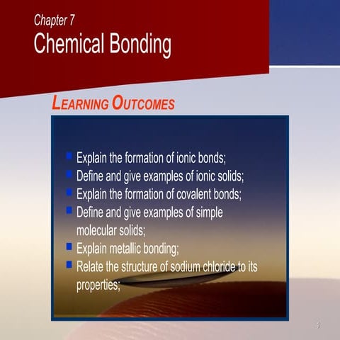 C07 chemical bonding | PPT