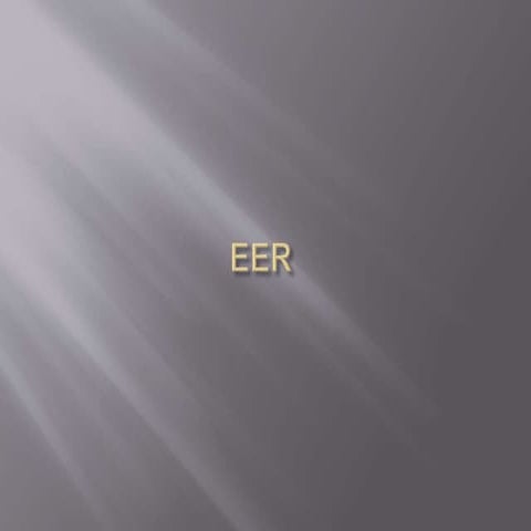 EER ( Extended Entity-Relationship Model) | PPTX