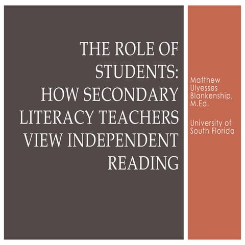 Independent Reading | PPTX