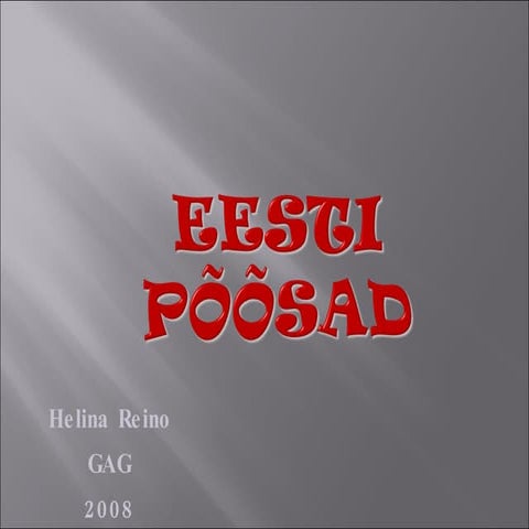 Eesti PõõSad | PPT
