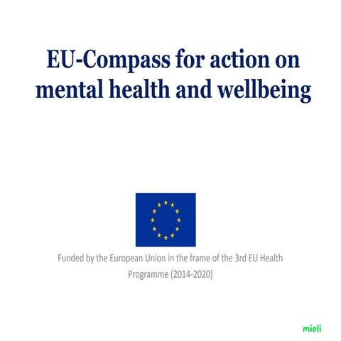 EU Compass for action on mental health and wellbeing | PPTX