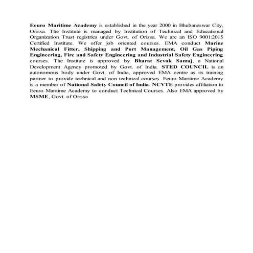 Offshore Installation Manager (OIM) Course | PDF