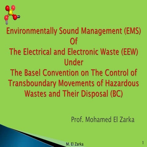 EEW under Basel convention | PPTX