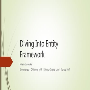 Diving Into Entity Framework Code First | PPT