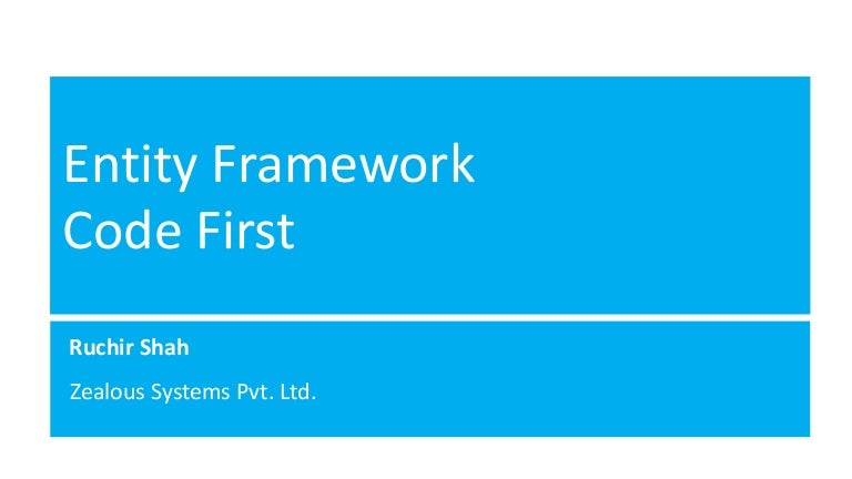 Ef Code First