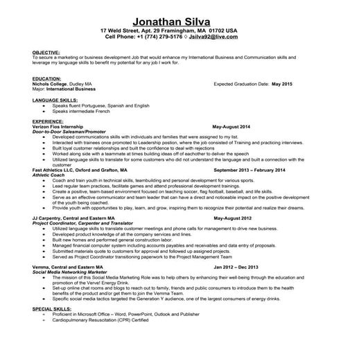 NEWNEW RESUME 2015 | DOCX