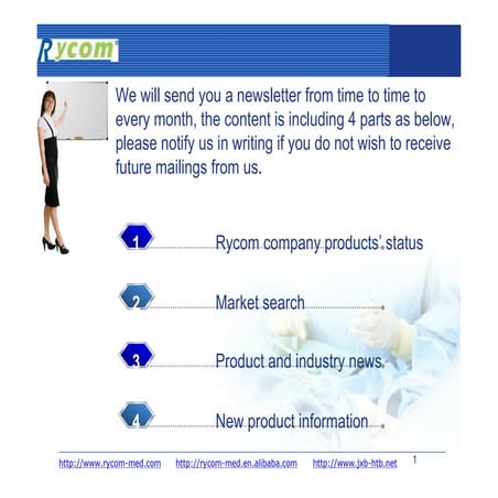 Newsletter from Rycom | PDF