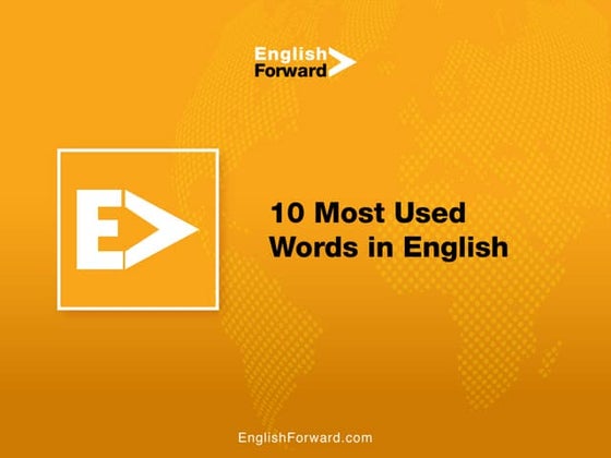 10 Most Used Words in English | PDF