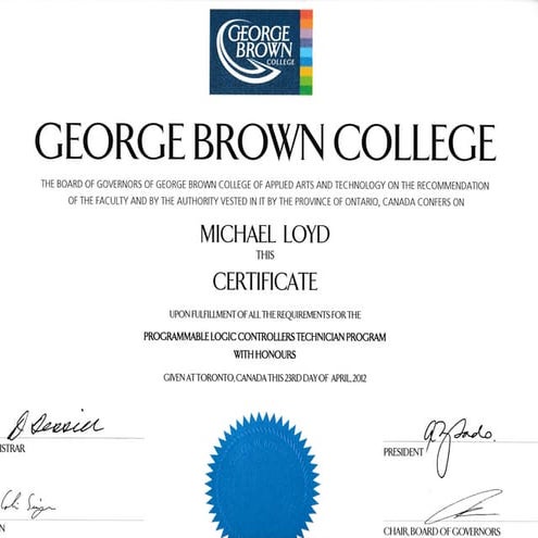 PLC-George Brown | PDF
