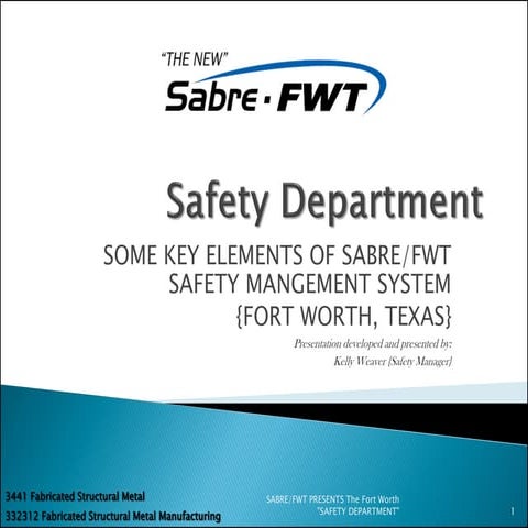 _OFFICIAL Safety Department PRESENTATION | PPT