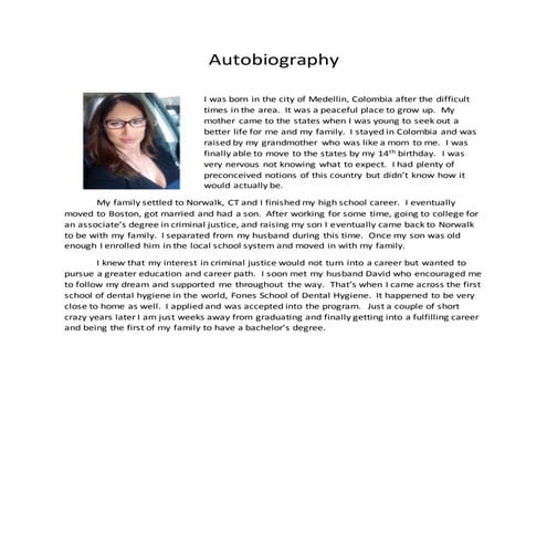 autobiography | DOCX