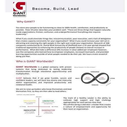 GiANT Overview | PDF