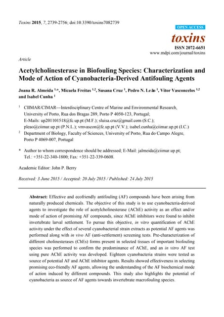 Histopathological Impact of Dimethoate on the Liver of Freshwater Fish ...