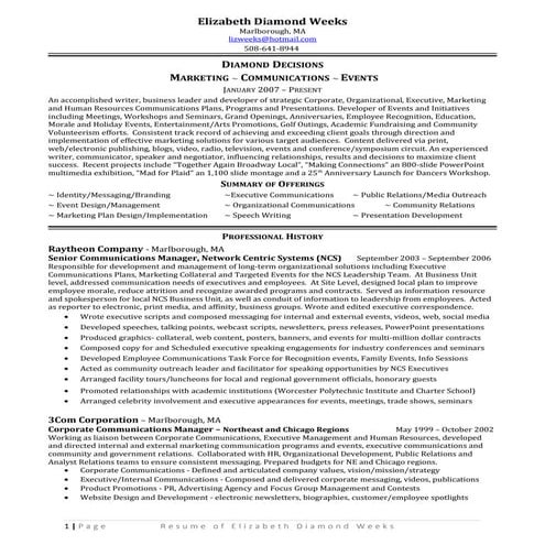 Liz Resume December 2015 | DOC