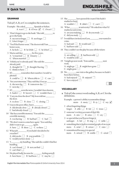 Ef3e intplus quicktest_08 | PDF