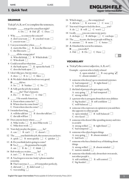 Ef3e adv filetest_03_answerkey | PDF