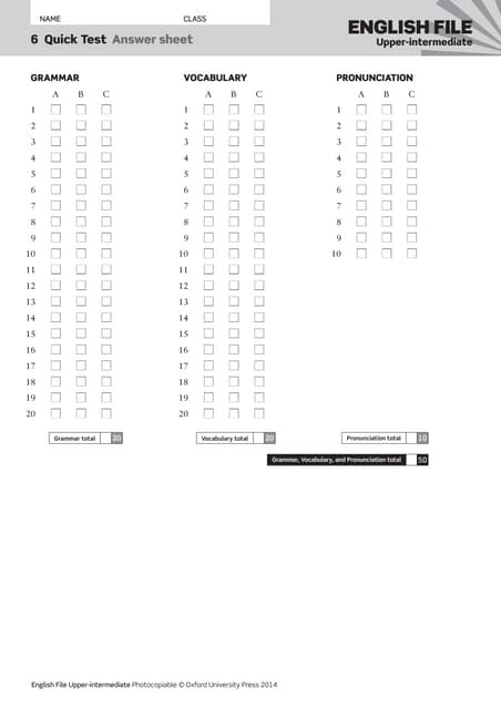 Ef3e int quicktest_06 | PDF