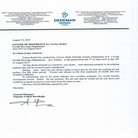 reference letter | PDF