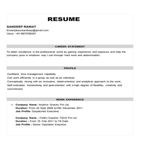 New sandeep RAWAT | PDF