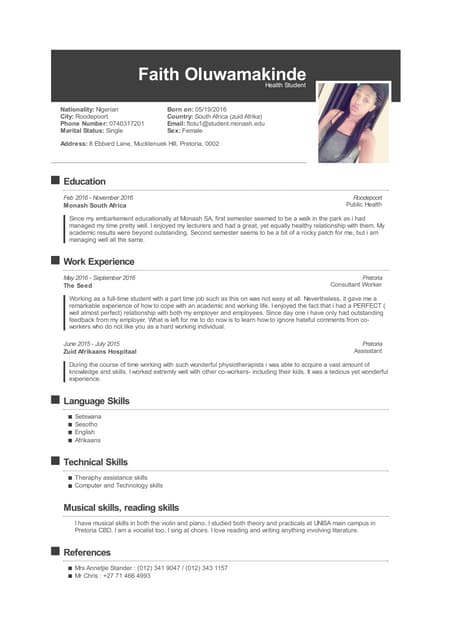 CurriculumVitae (2) | PDF