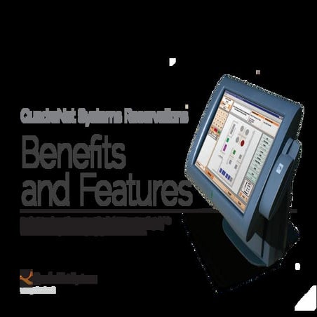 QuadraNet Reservations Features | PDF