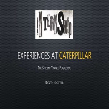 Caterpillar Presentation | PPTX