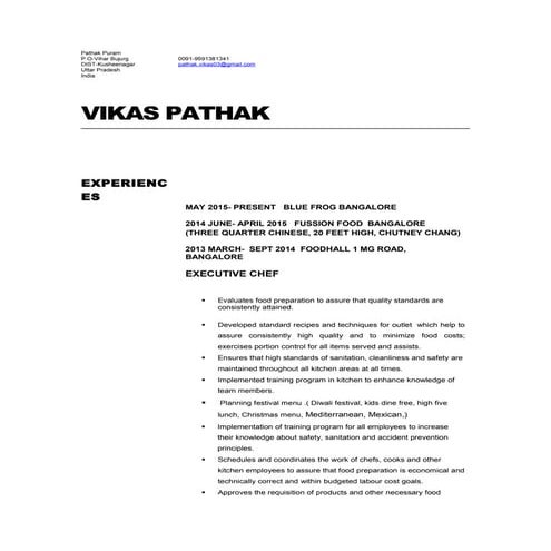 VIKAS PATHAK | PDF