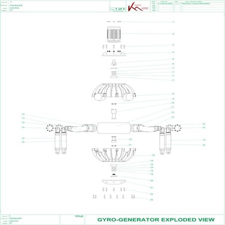 GYRO DRAWING EXPLODED DRW2.PDF | Drawing and Sketching | Arts and Crafts