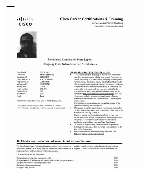 CCNA certificate | PPT