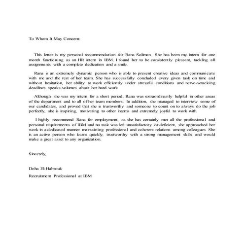 Hashim's Cover letter | PDF
