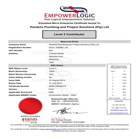 Certificate-EMELOS040019 | PDF