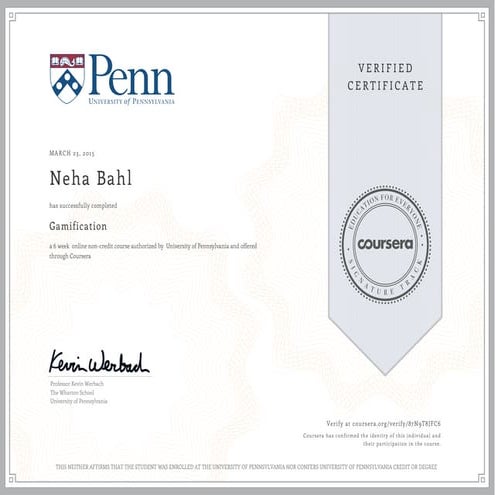 Coursera gamification 2015 | PDF