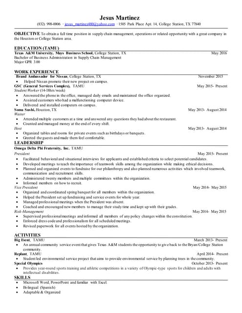 Deangelo T. Moore Final Resume 2016 | PDF