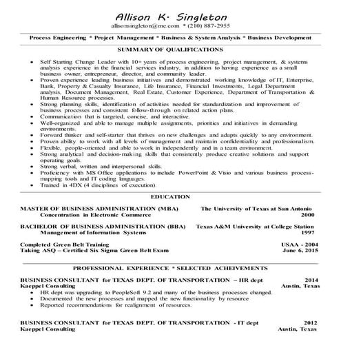 Allison Singleton Resume 5.1.15